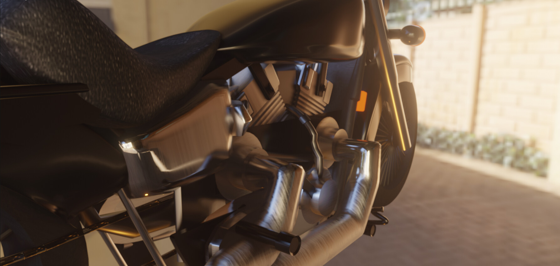 ArtStation - Honda Shadow 750(2006)