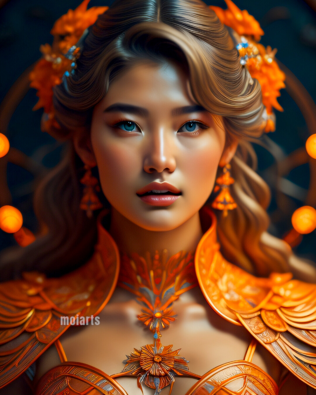 ArtStation - Asian Stunning Beautiful Flower Goddess