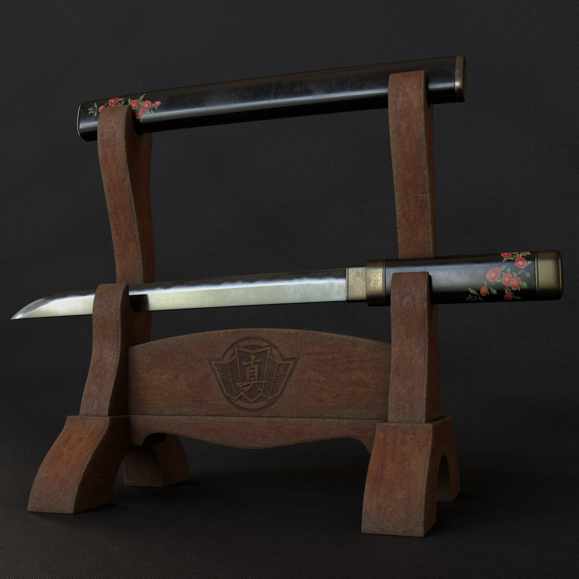 ArtStation - Demon fire dagger of majima goro in Yakuza series_2022_works