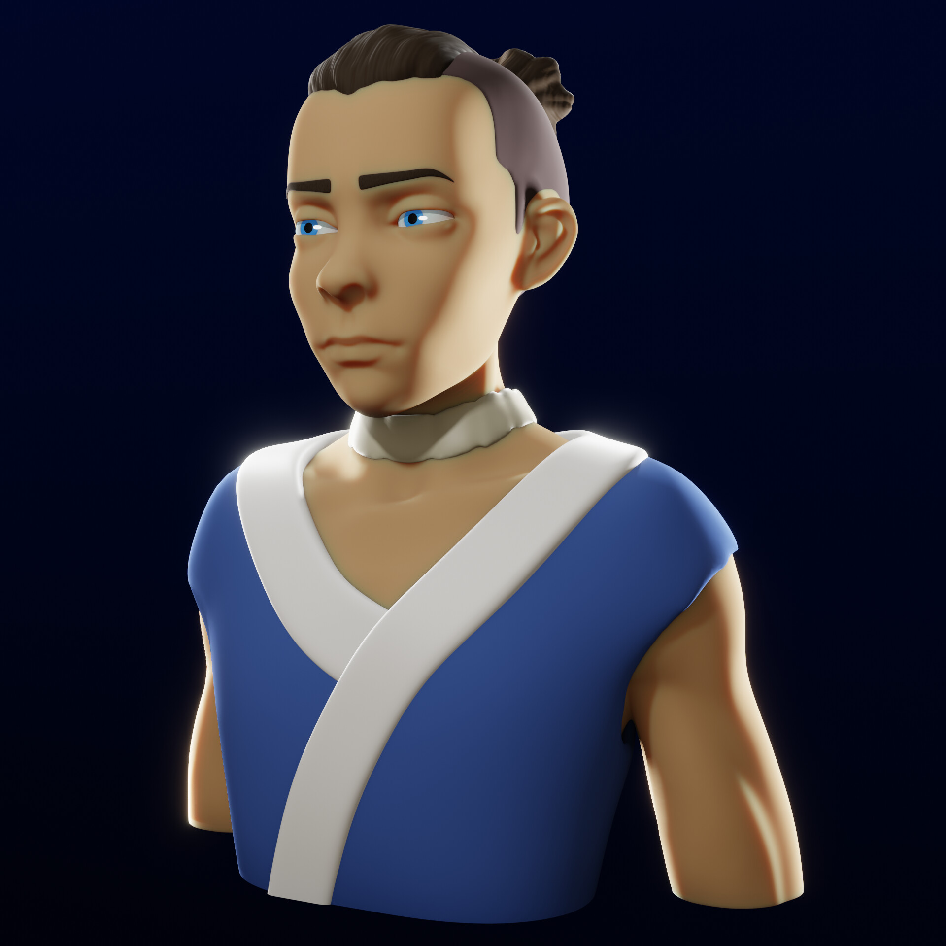 ArtStation - Sokka 3D Avatar The Last Airbender