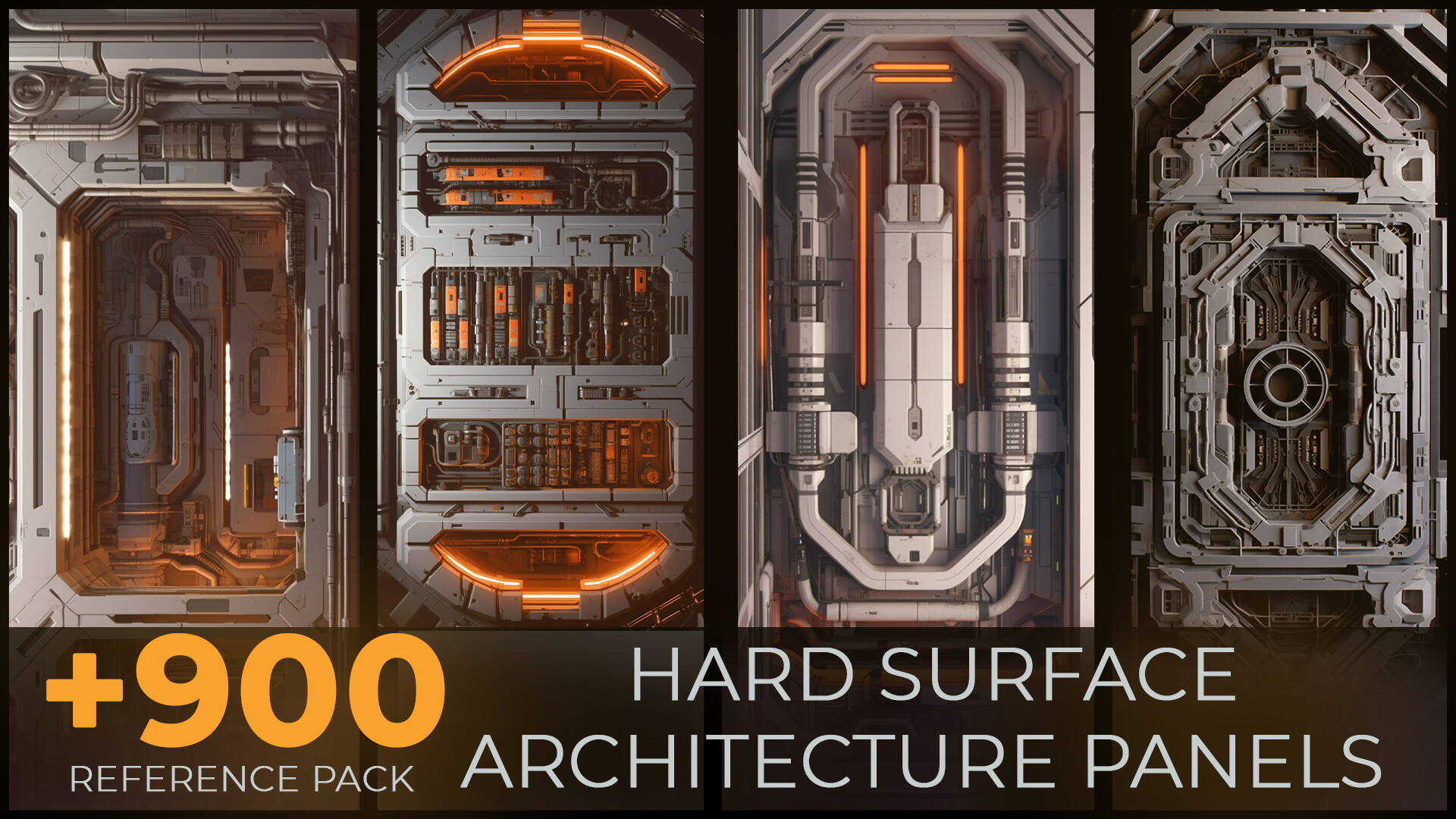 ConceptArt Library - Hard Surface Sci-Fi Panels - Concept Art References