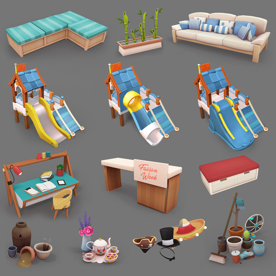 ArtStation - 3D objects