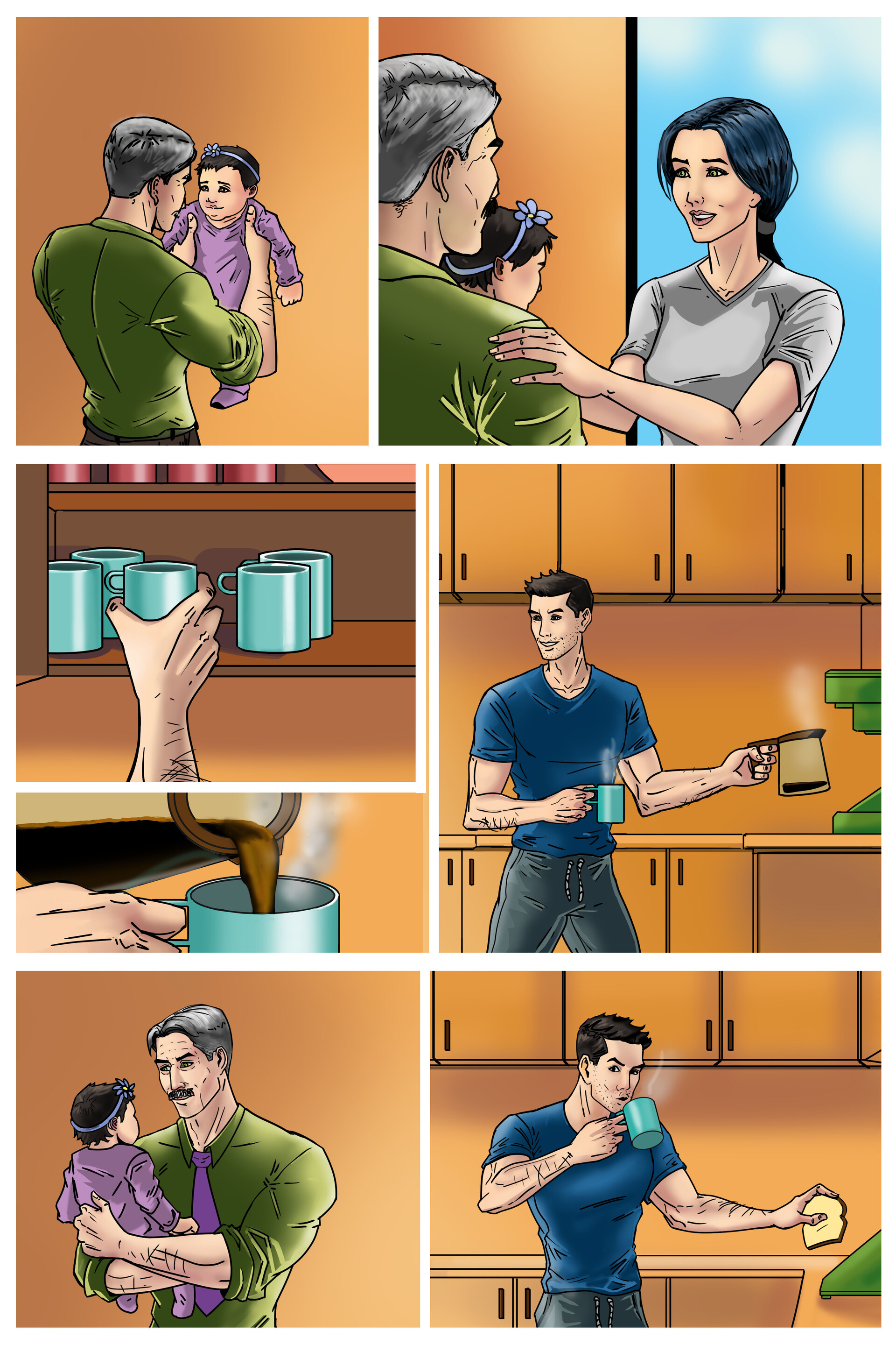 ArtStation - today's comic book page