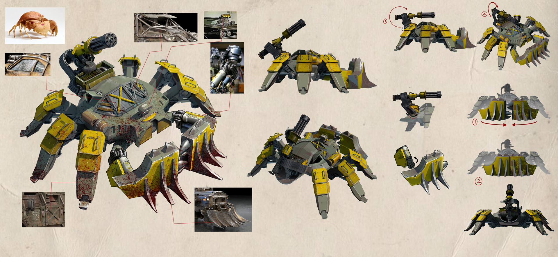 ArtStation - （Doomsday: Last Survivors）行军皮肤