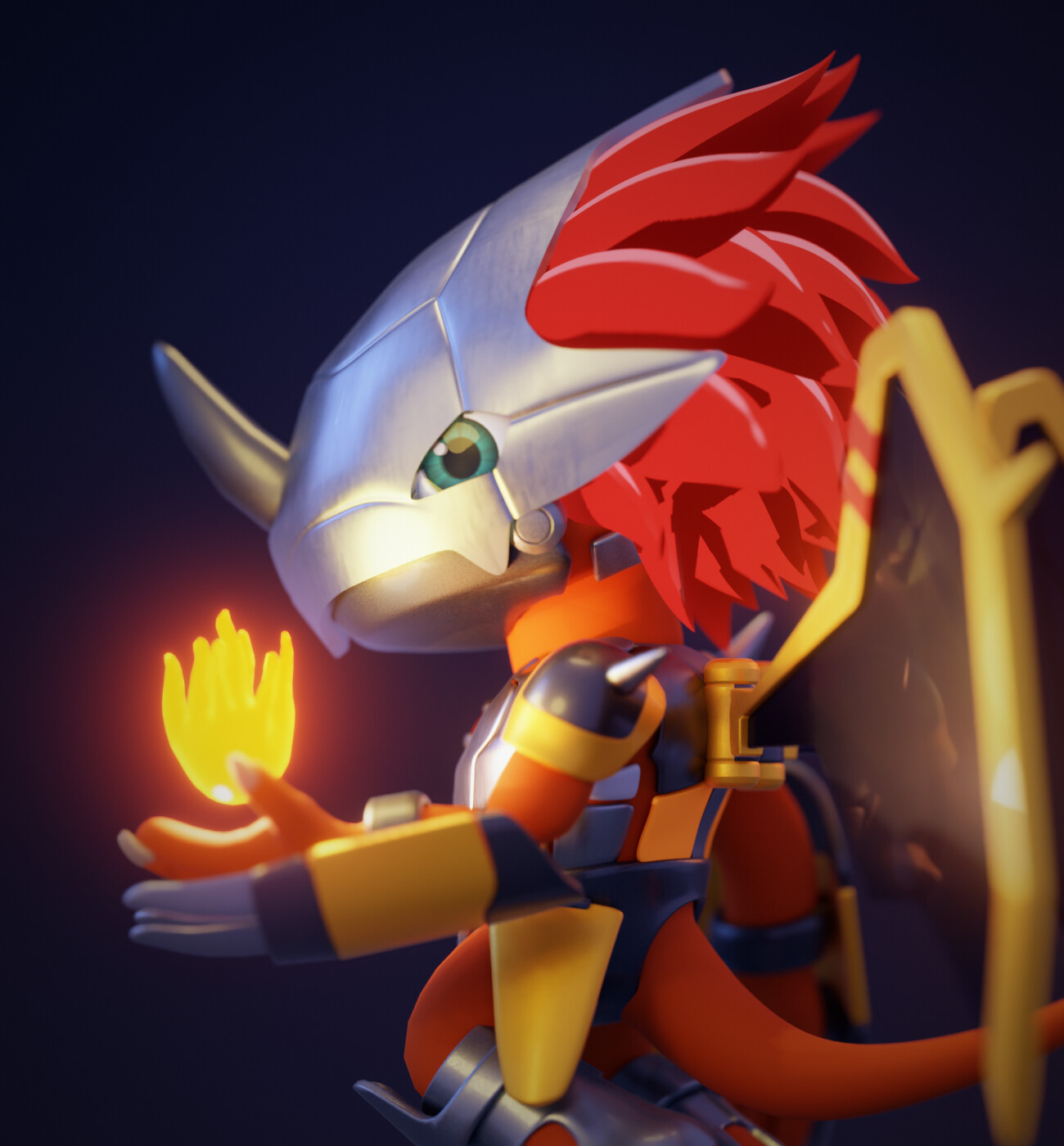 ArtStation - WarGreymon 🐲 - Digimon