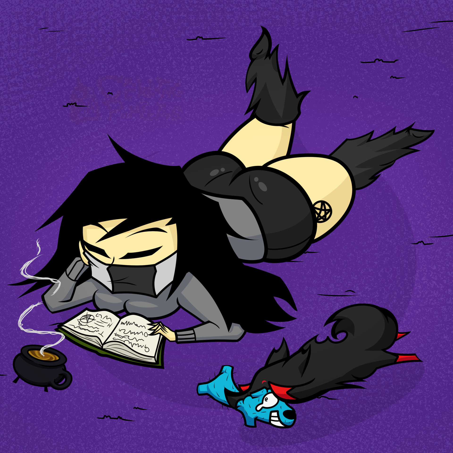 ArtStation - Late Night Reading