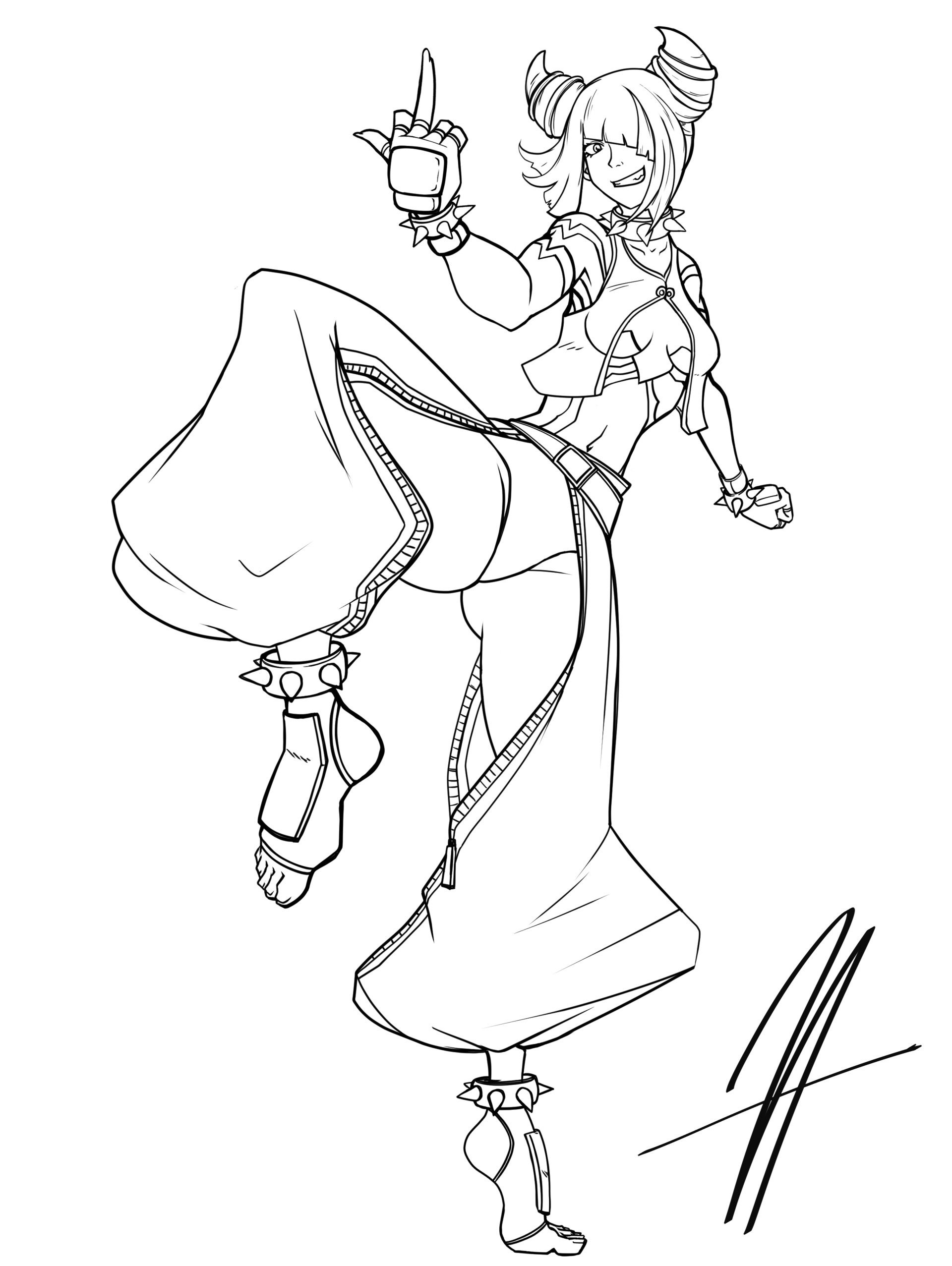 street fighter 6 coloring pages
