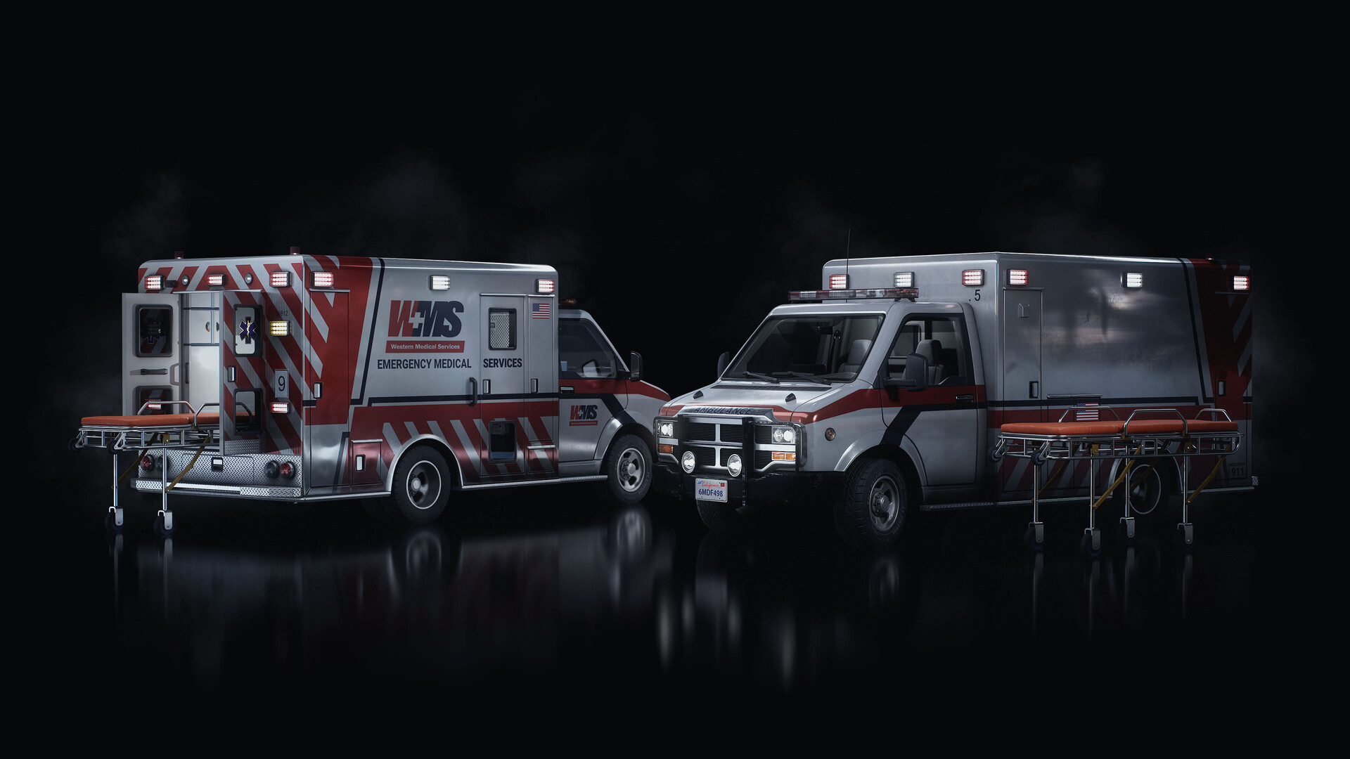 KitBash3D - "Emergency Response" - 3D Asset Kit