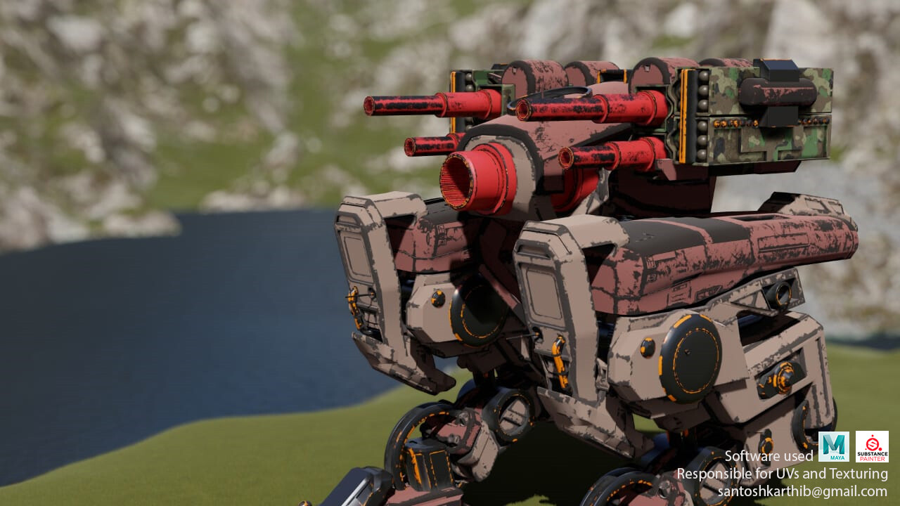 ArtStation - War Robot_Game Ready Prop