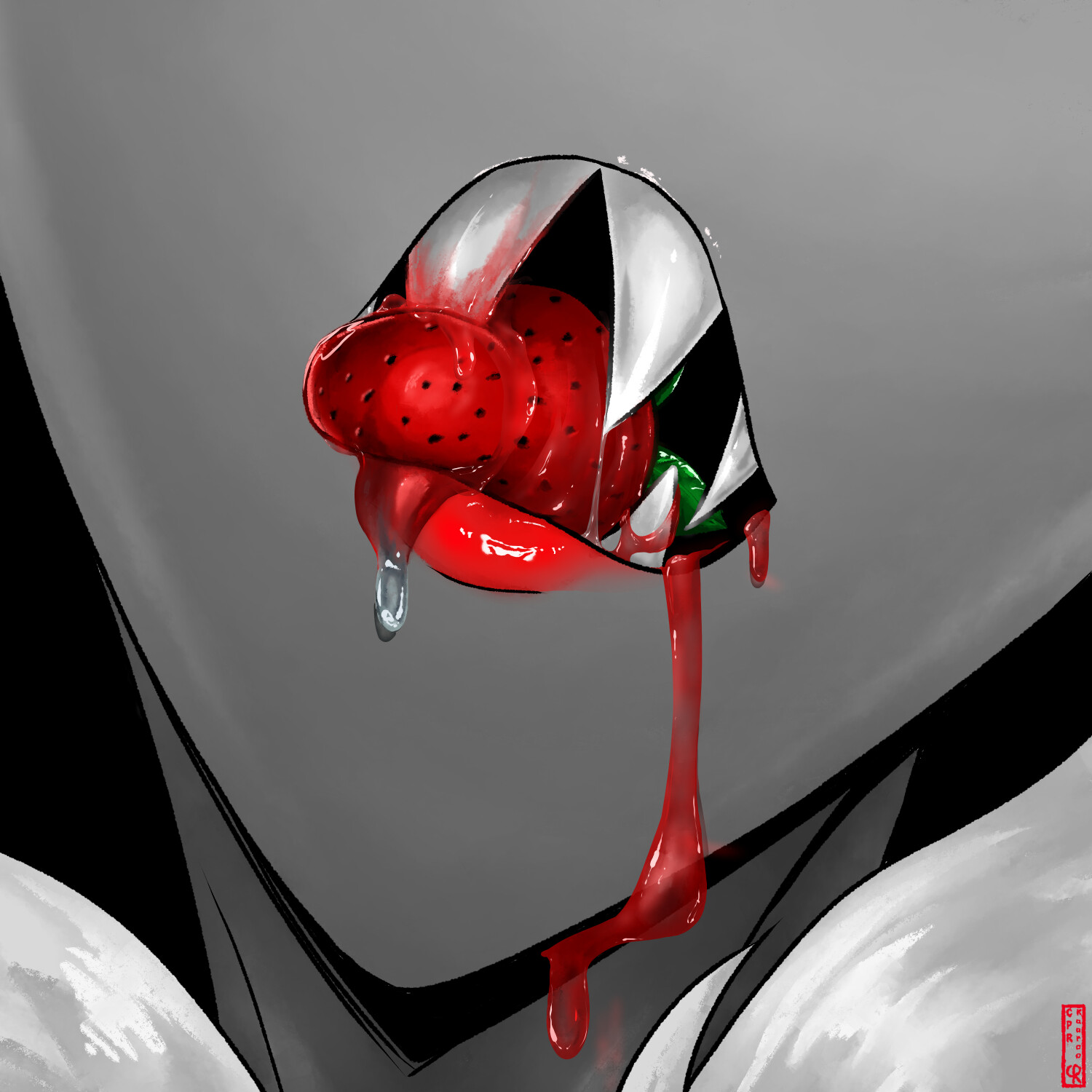 ArtStation - Hazbin Hotel Valentino Strawberry