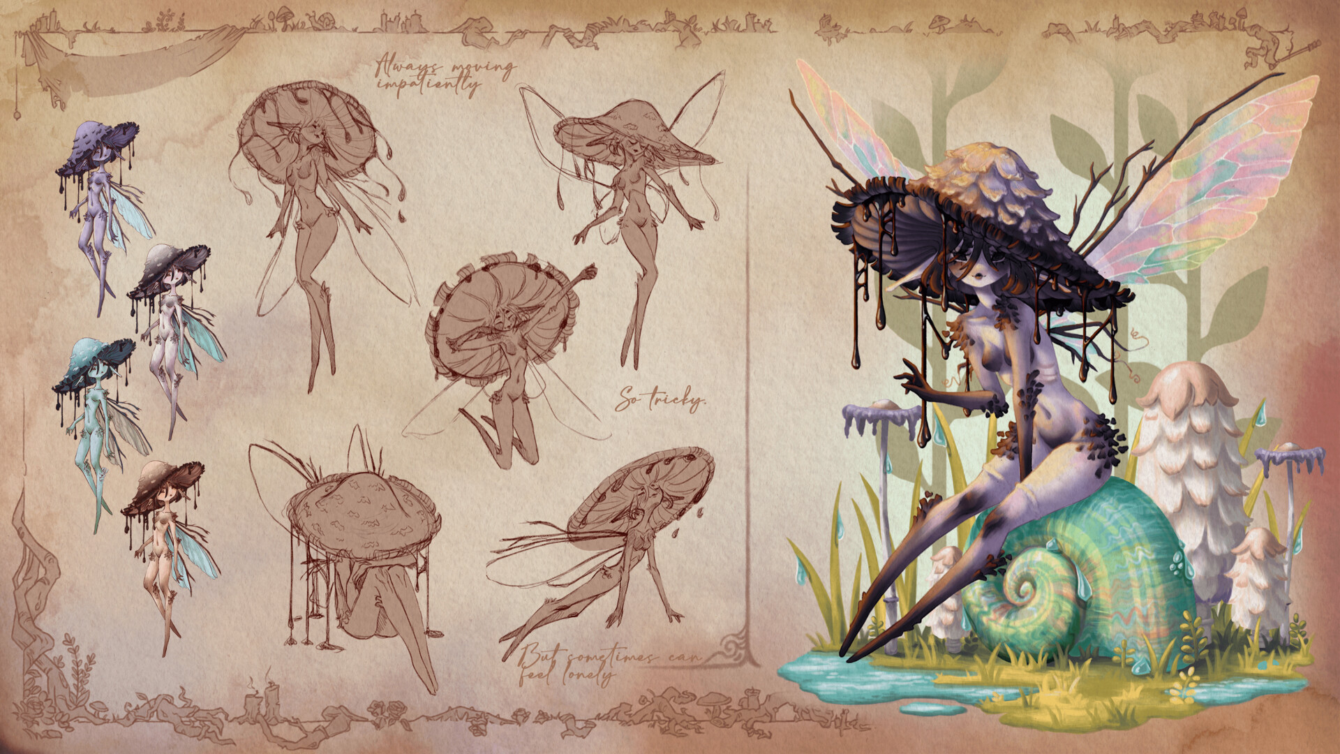 ArtStation - The Mushroom Fairy