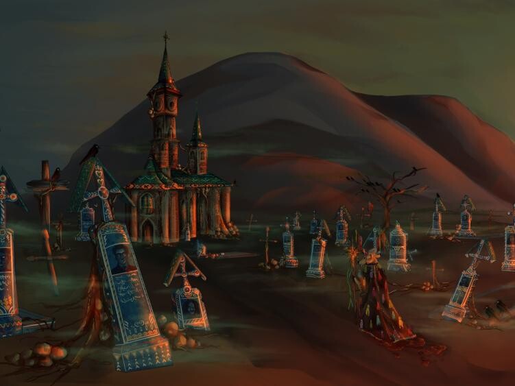 ArtStation - Merry Cemetery