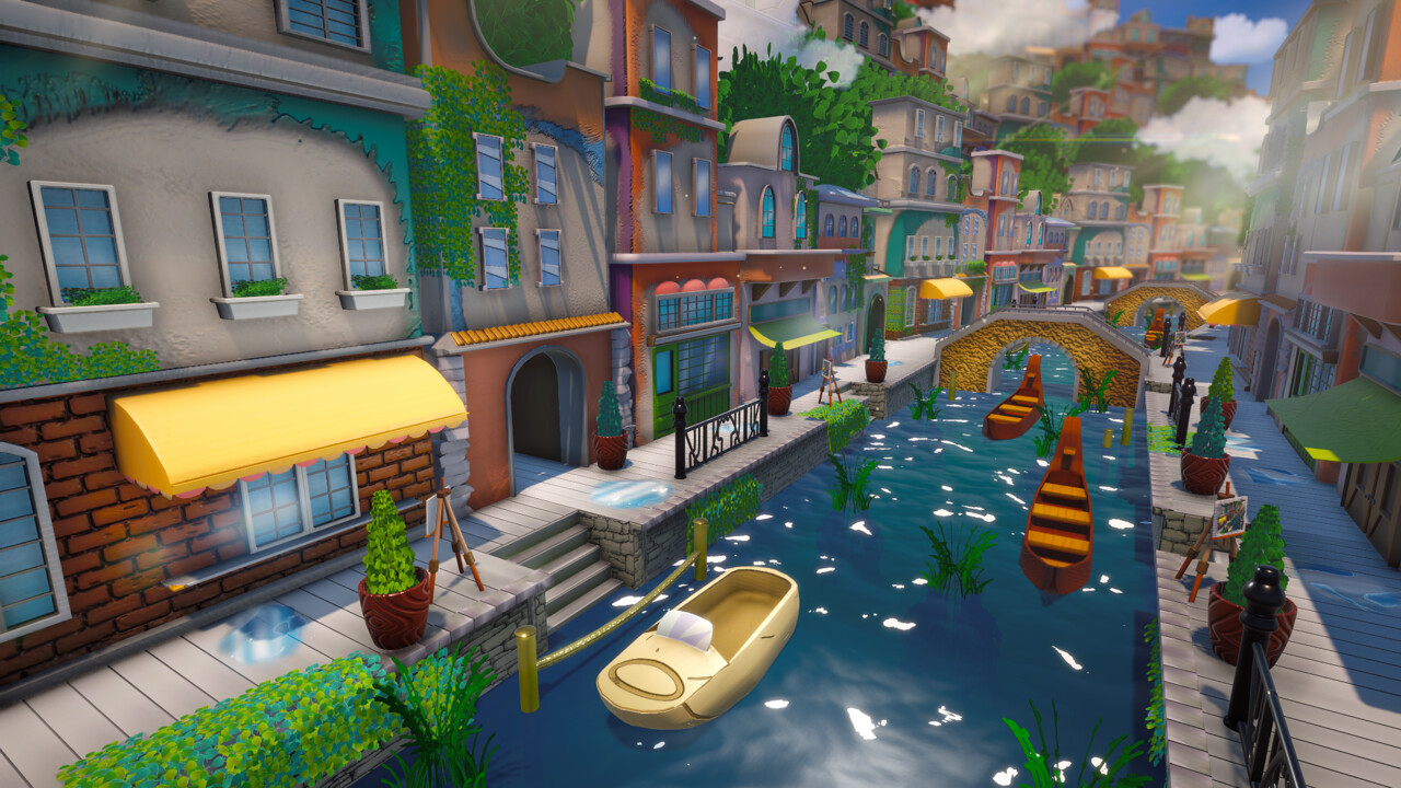 ArtStation - Pokémon Heroes Alto Mare/Venice Stylized Environment