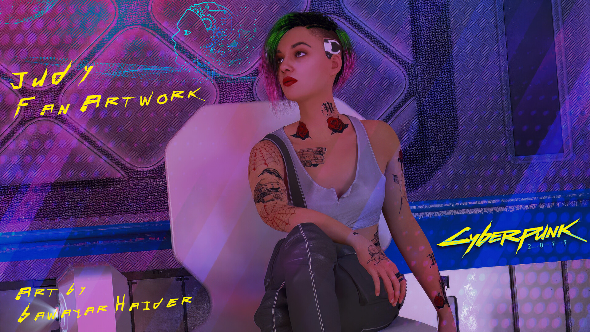 ArtStation - Judy Álvarez - Reviving a draft render for practice