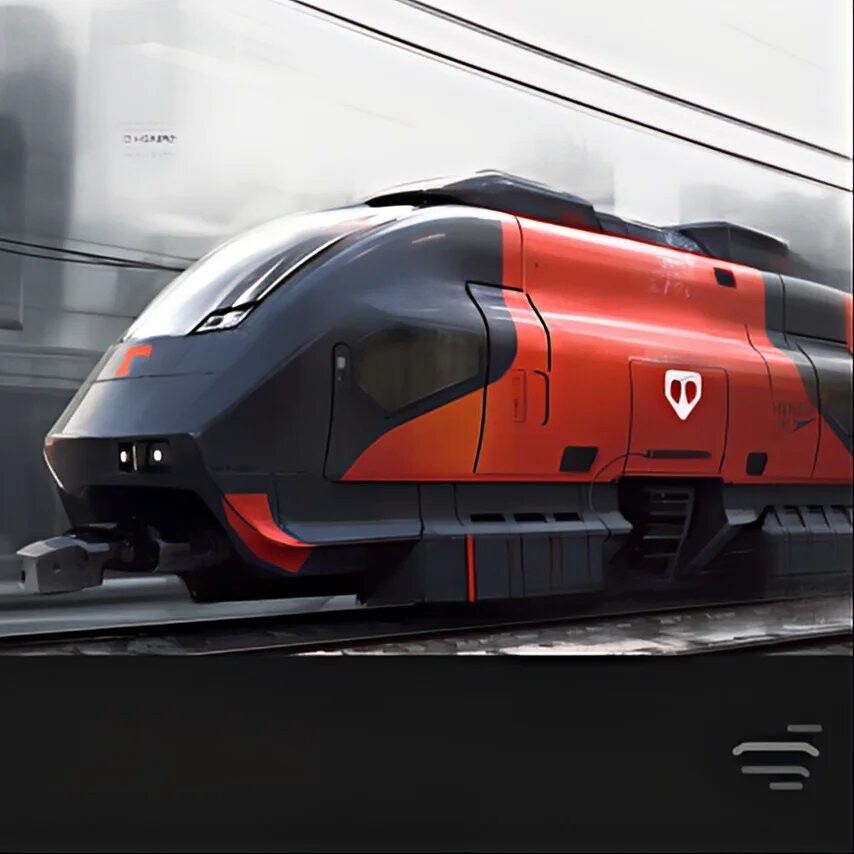 ArtStation - Minority report high speed train