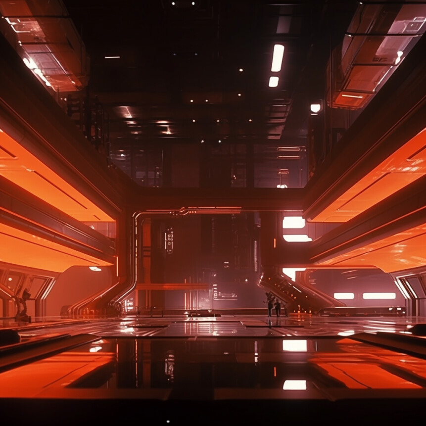 ArtStation - tron style