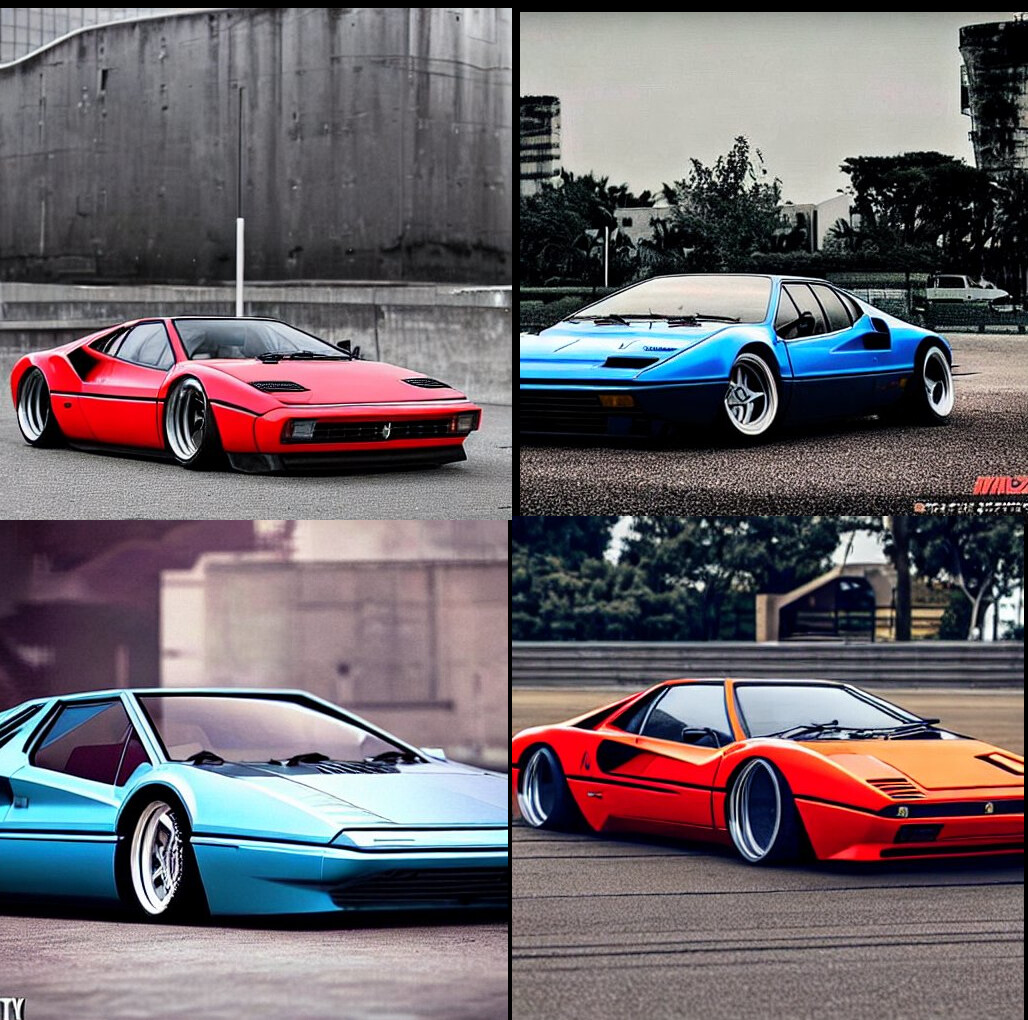 ArtStation - anime akira style sports cars