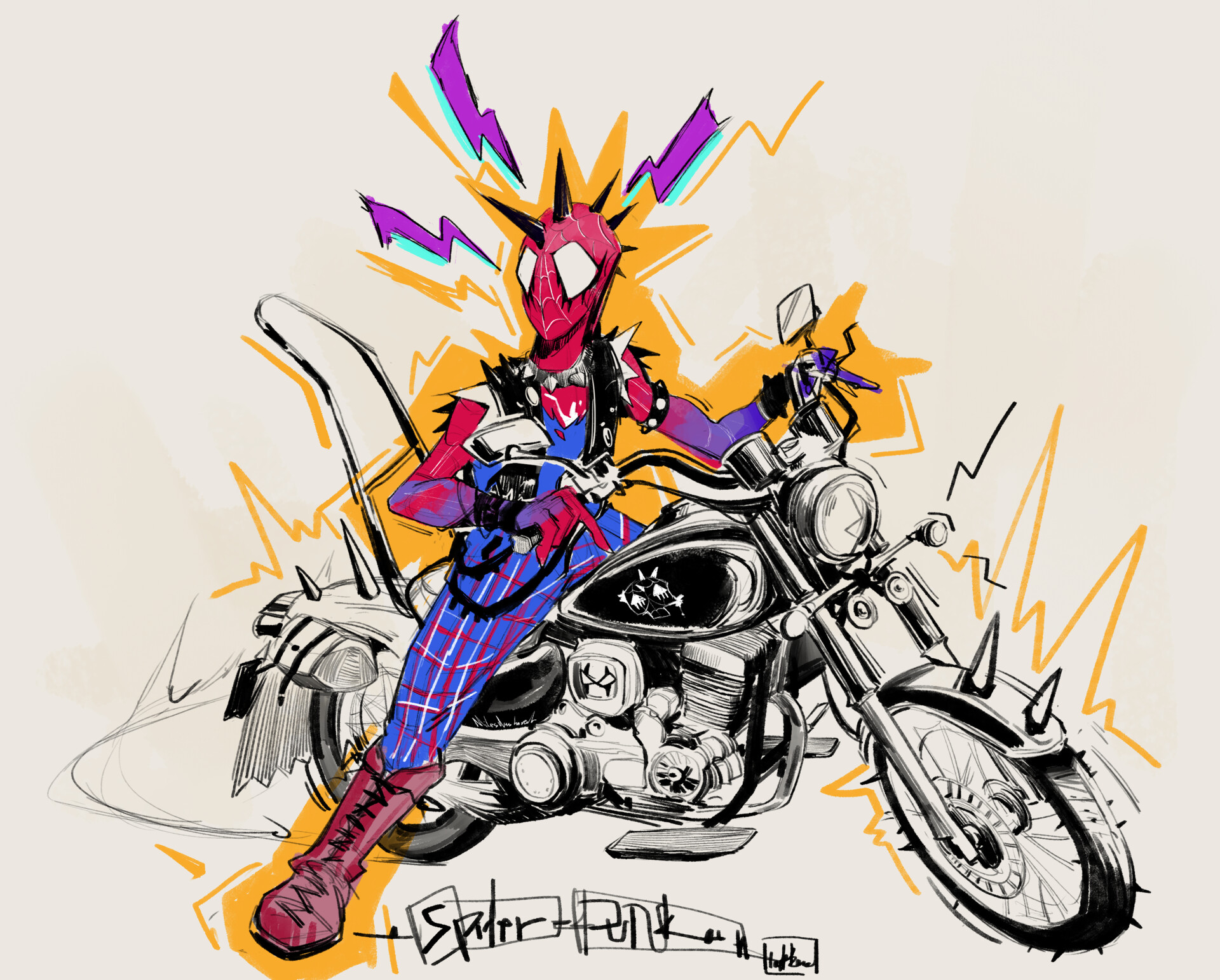 ArtStation - Spider - Punk