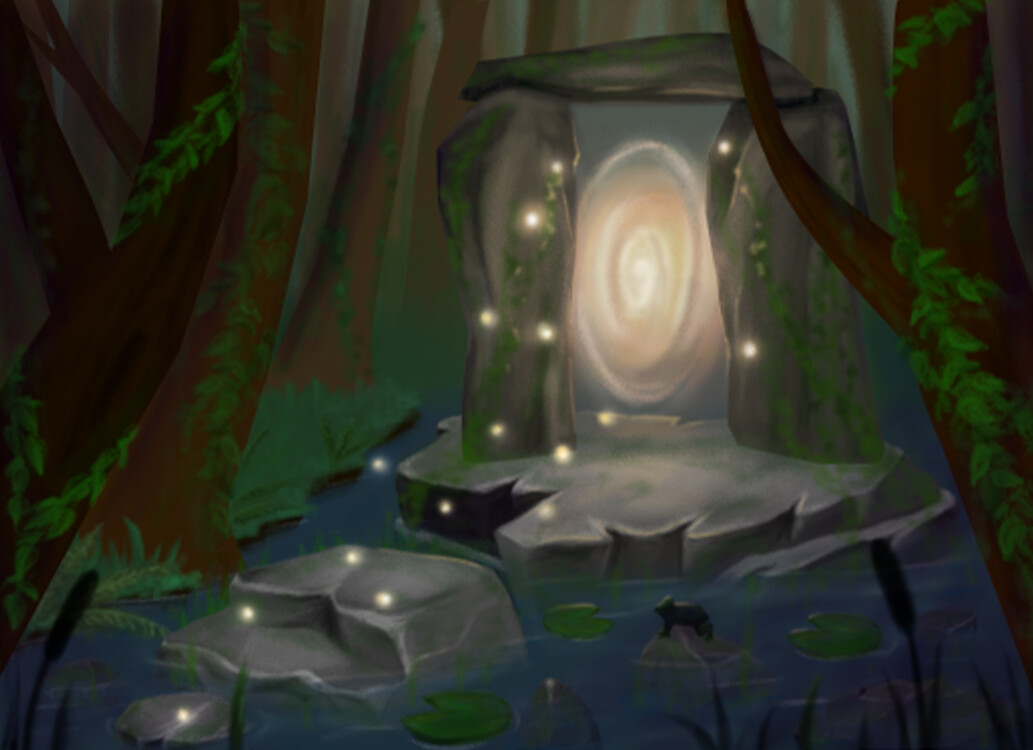 ArtStation - Enchanted forest concept