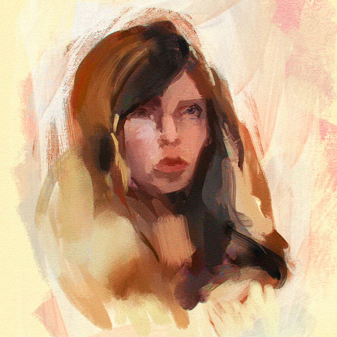 ArtStation - Brushwork experiments in digital (Jeremy Lipking study)