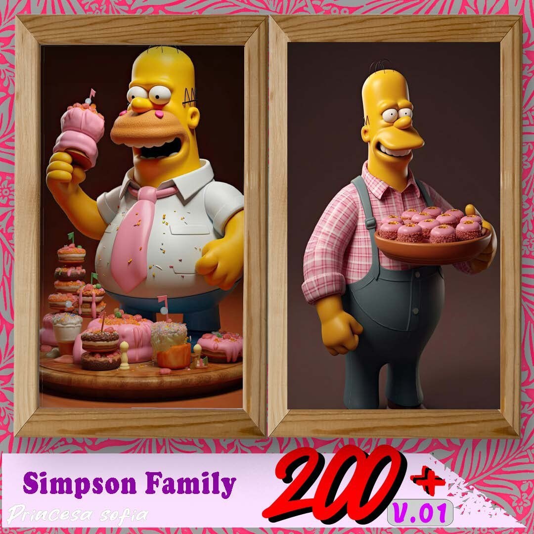 ArtStation - Simpson Family Vol.01 / 4K/ Reference Image
