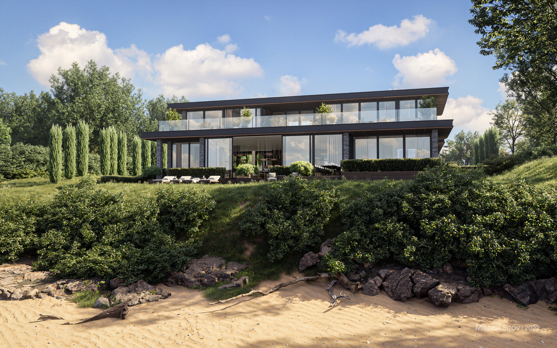 Mike - Full CGI: Villa Immortellevej 13A