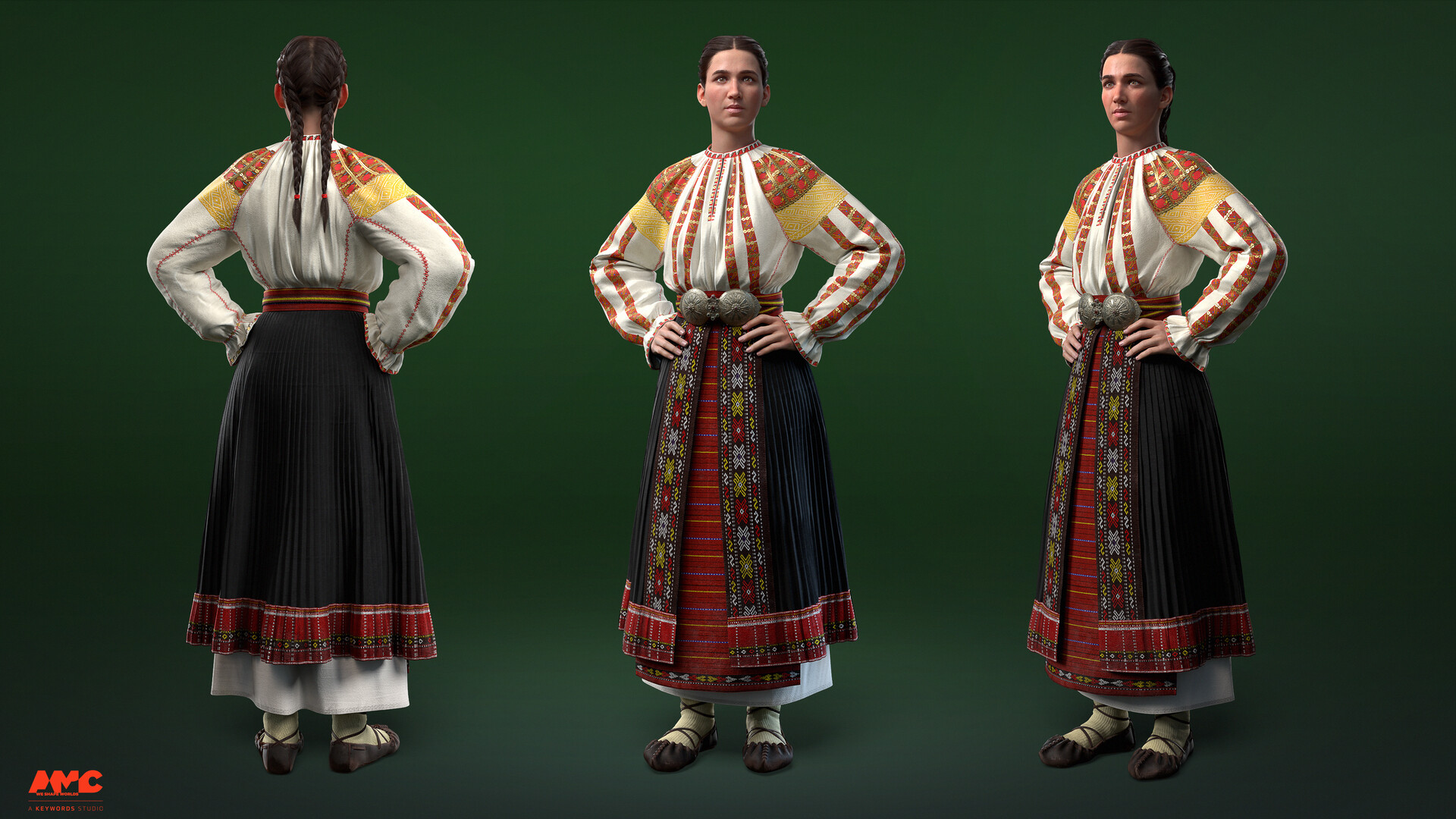 AMC Studio - Traditional Romanian Costume - Vlașca