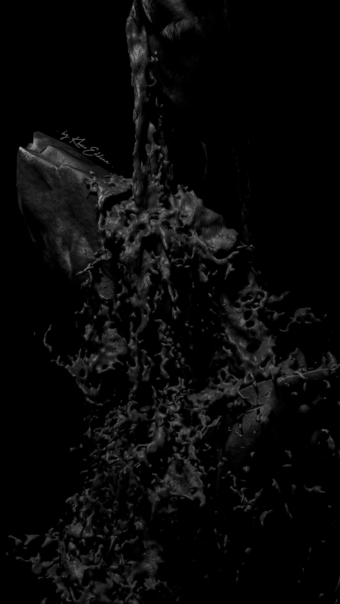 ArtStation - .Gold On Rocks.