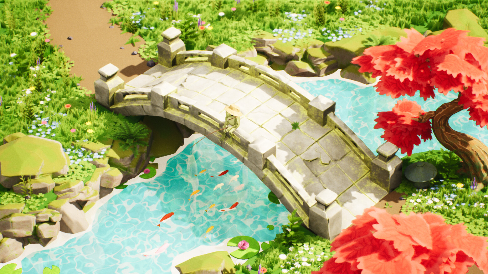 ArtStation - Stylized Bridge