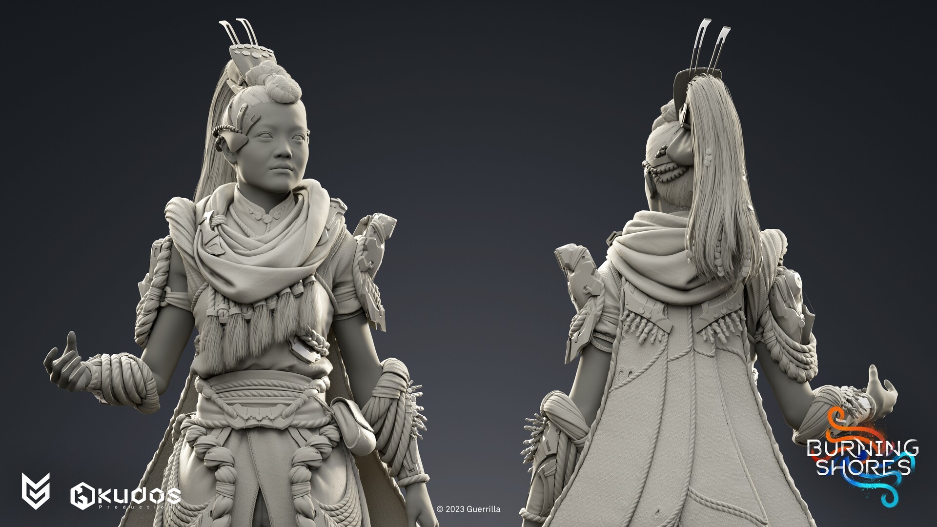 Kudos Productions - Horizon Forbidden West Burning Shores - Seyka's Outfit