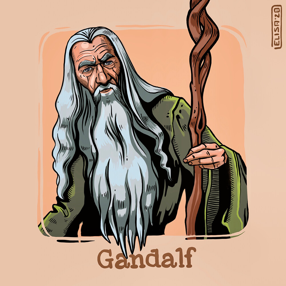 ArtStation - Gandalf LOTR Fan Art '20