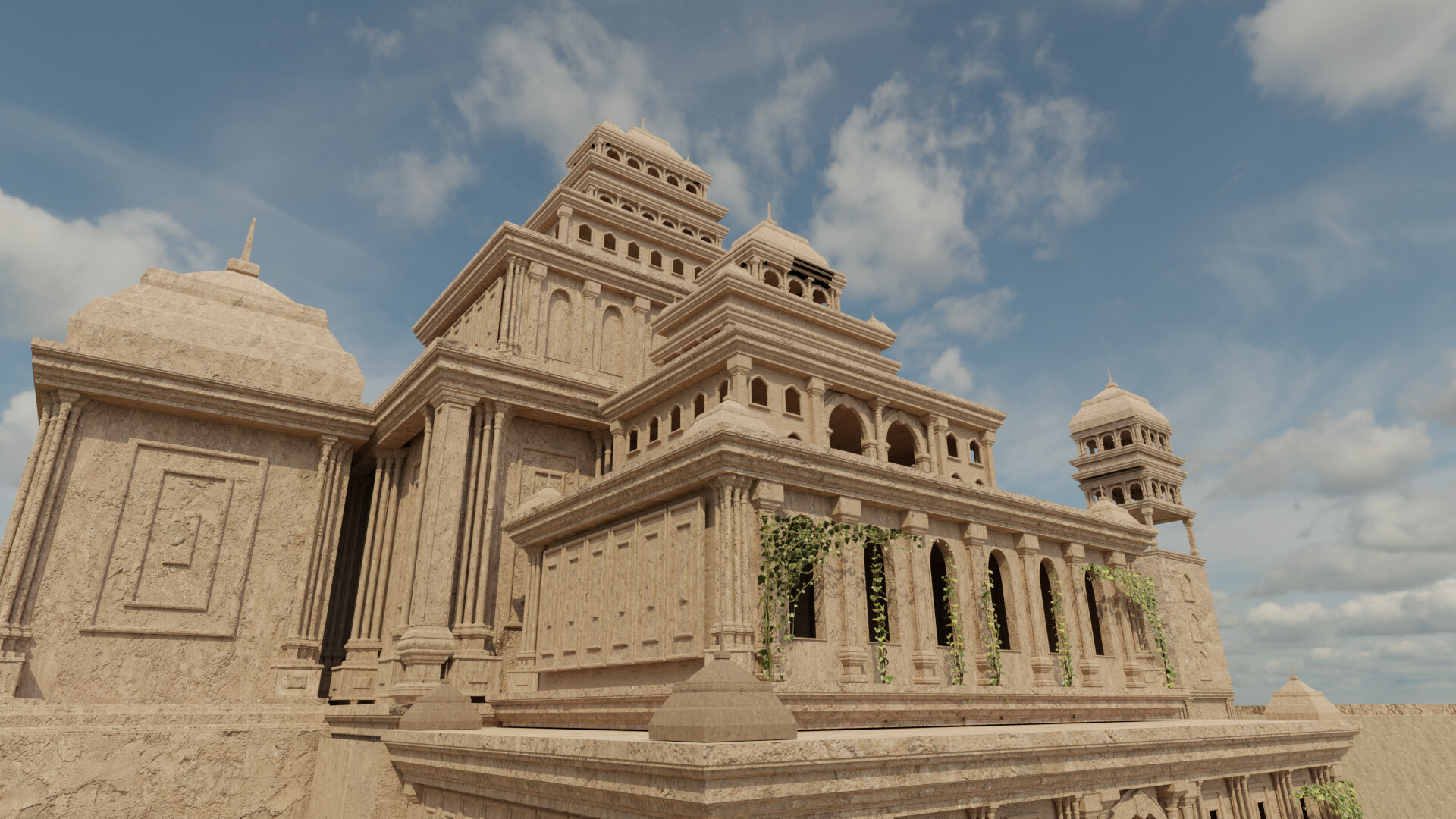 ArtStation - 3D Castle Modelling