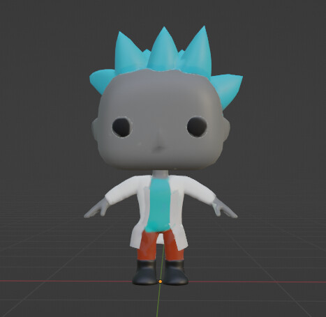 ArtStation - Rick and Morty - Rick Sanchez Funko
