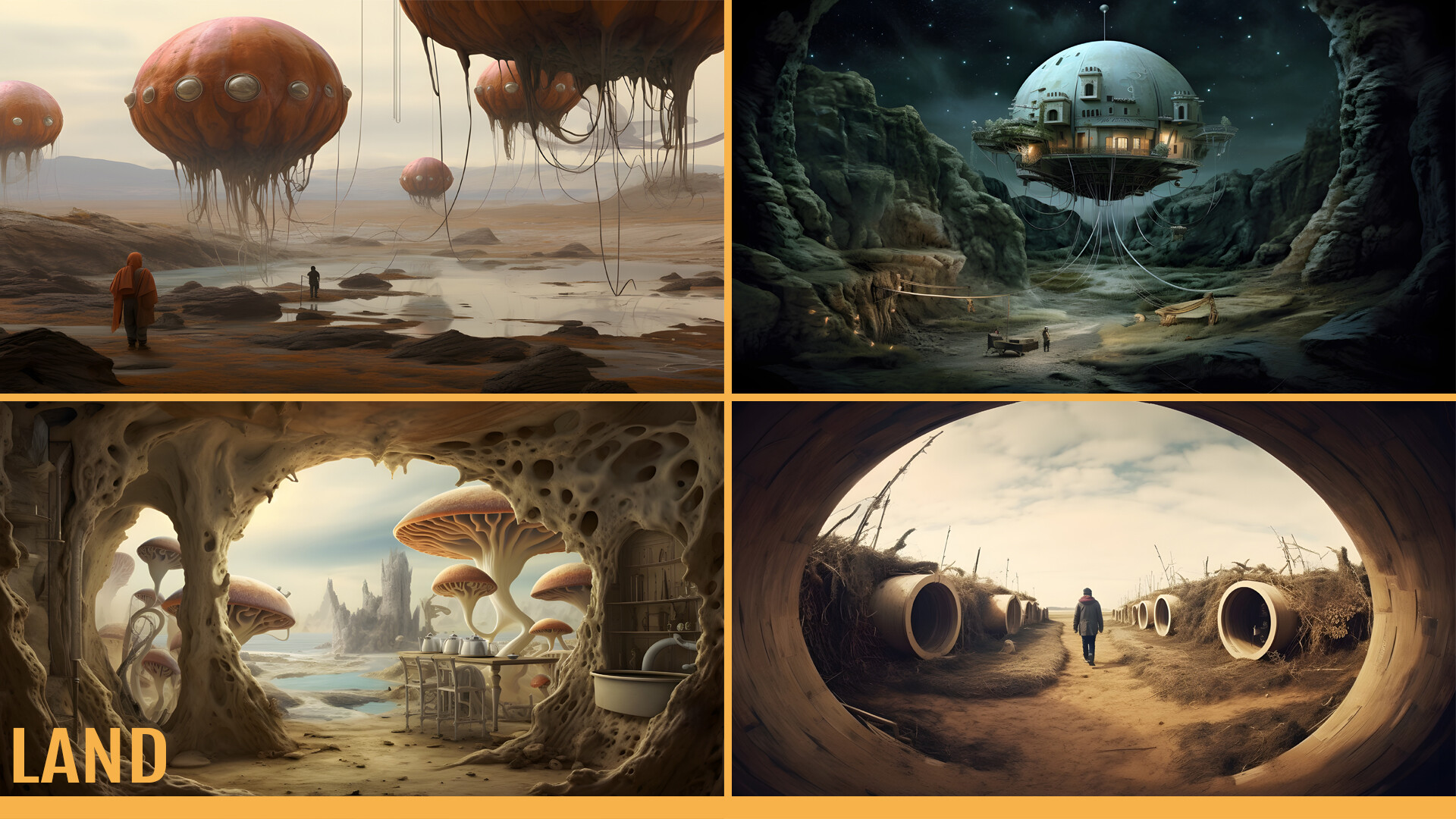 Artificial Dimension - 1200+ Bizarre and peculiar Environments Concept ...