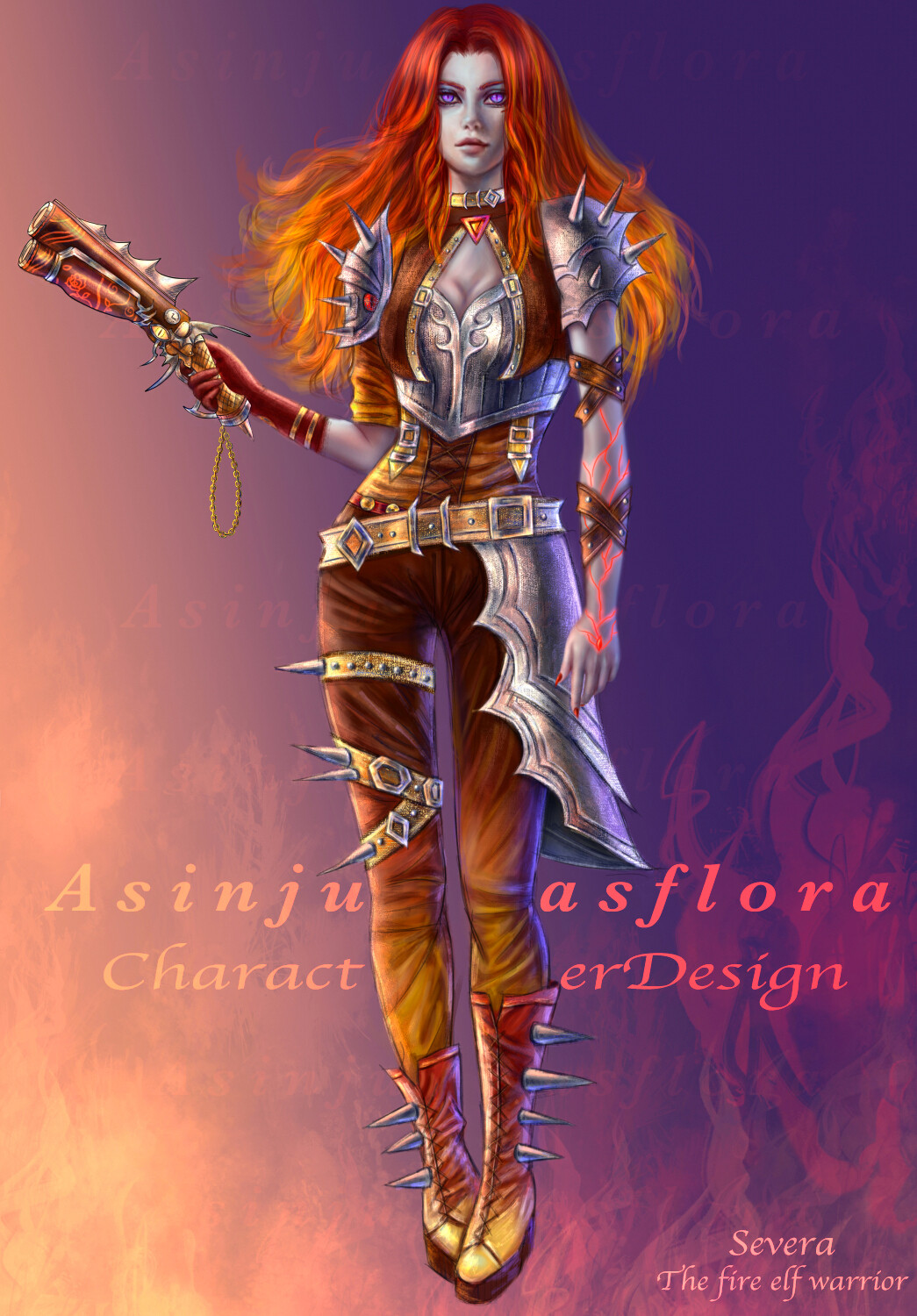 ArtStation - OC Severa Concept art design