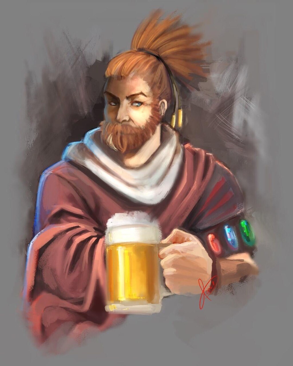 ArtStation - Kenshi From Inntale Fan art