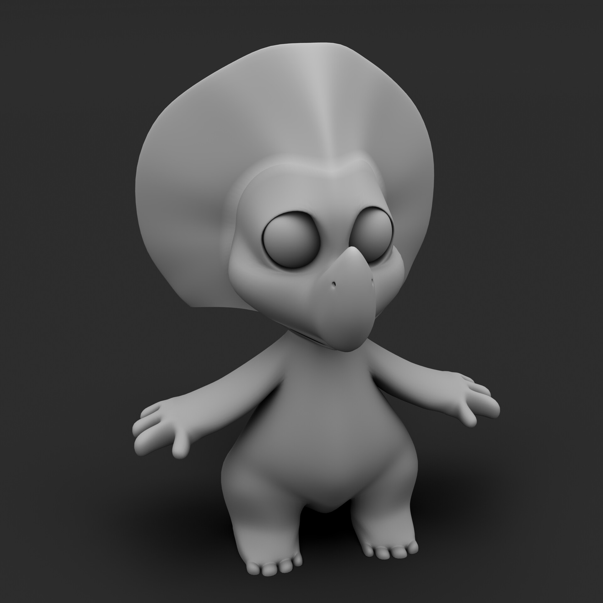 ArtStation - Baby dinosaur model