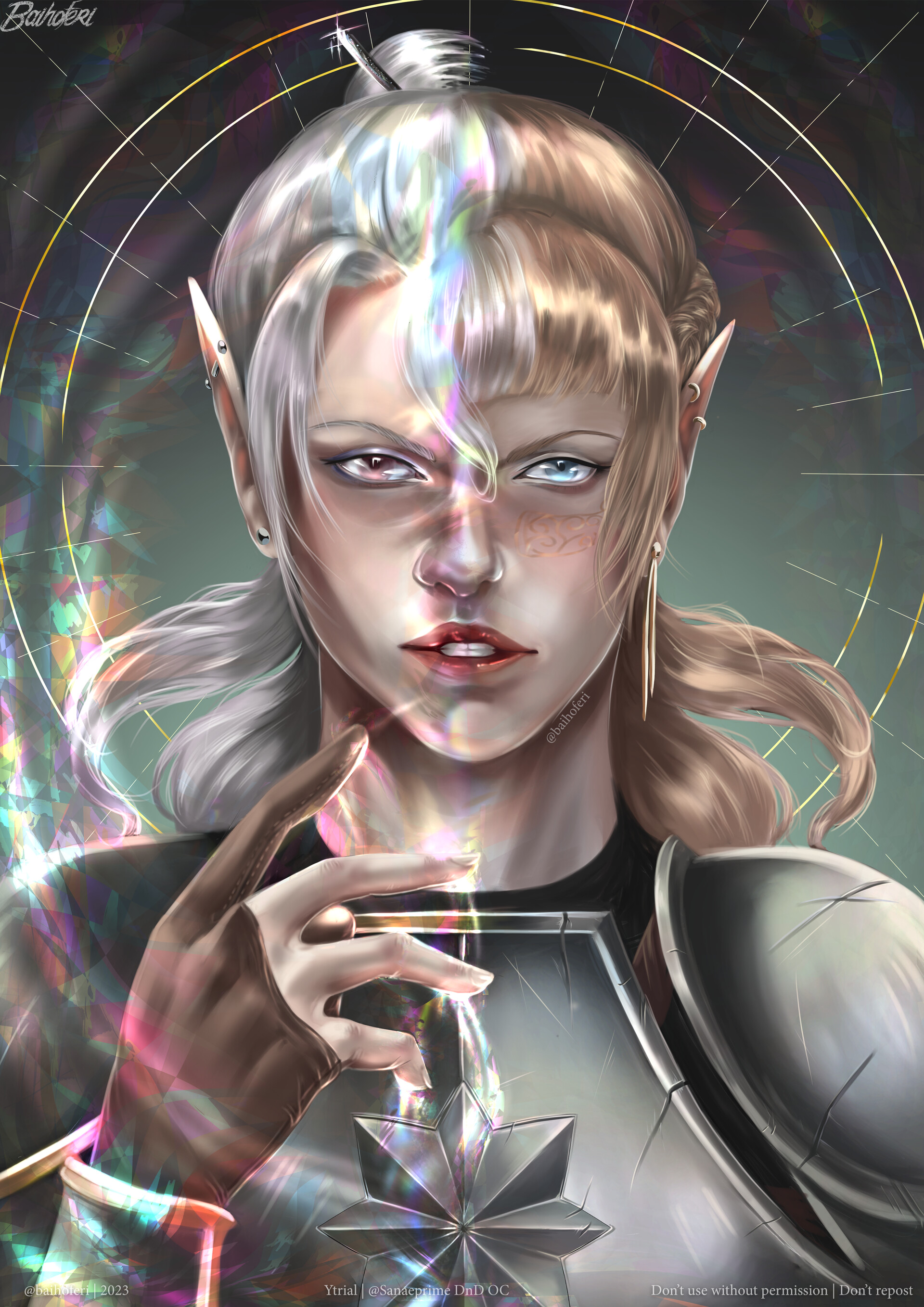 ArtStation - Ytrial (@Sanaeprime DnD OC) commission