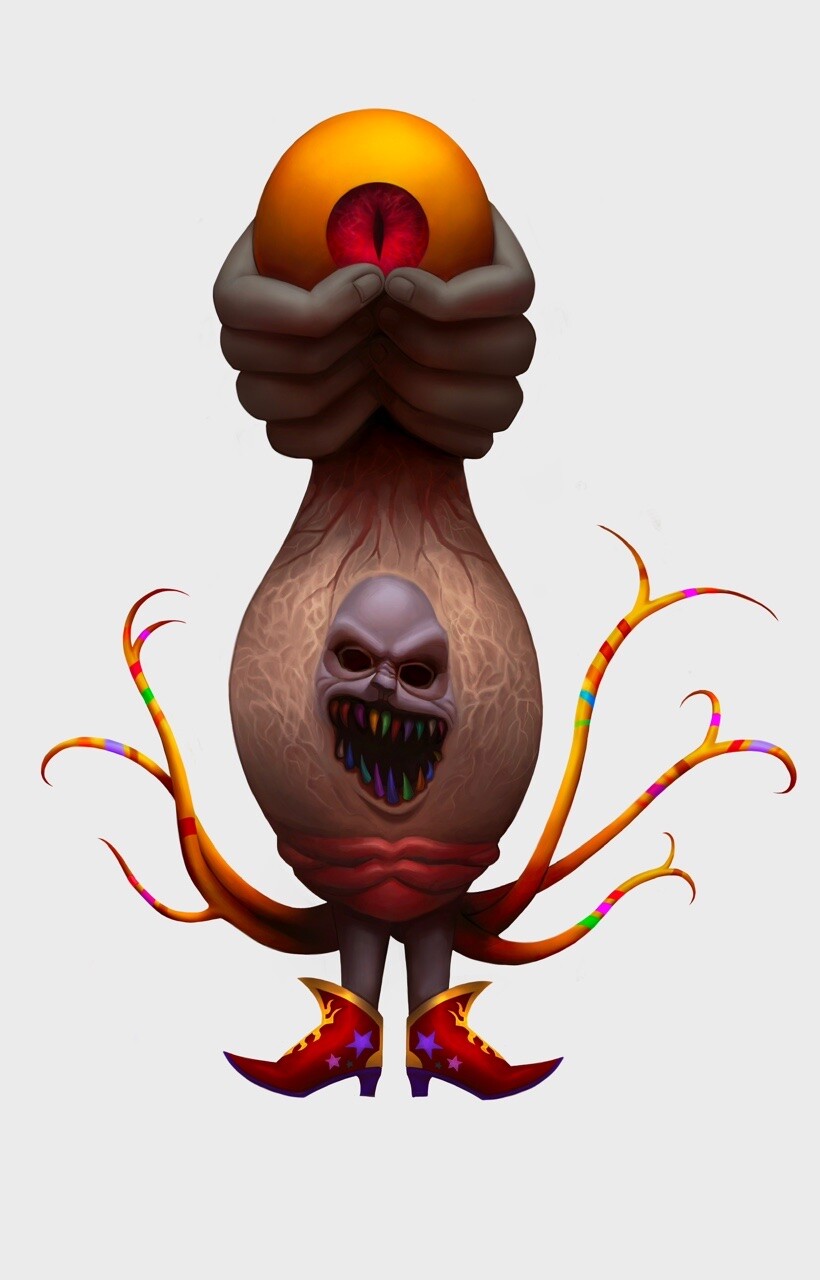 ArtStation - Eye ball monster