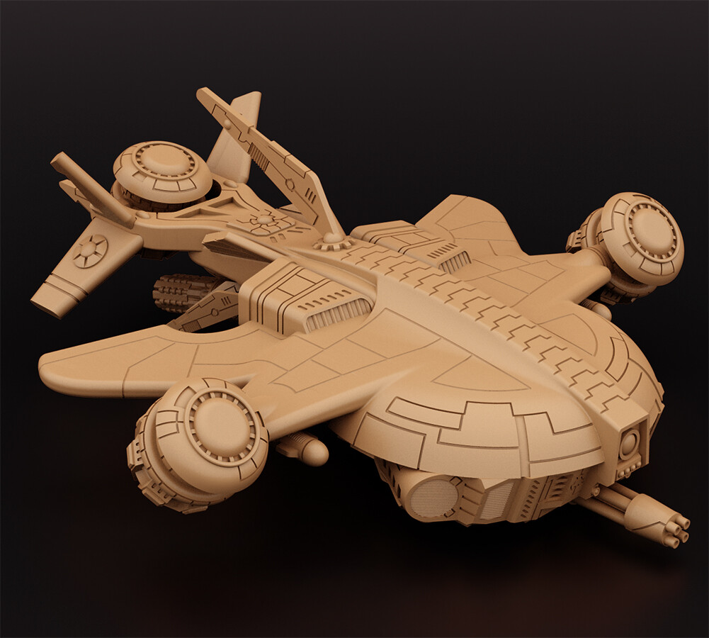 ArtStation - Battle Ships / Drones