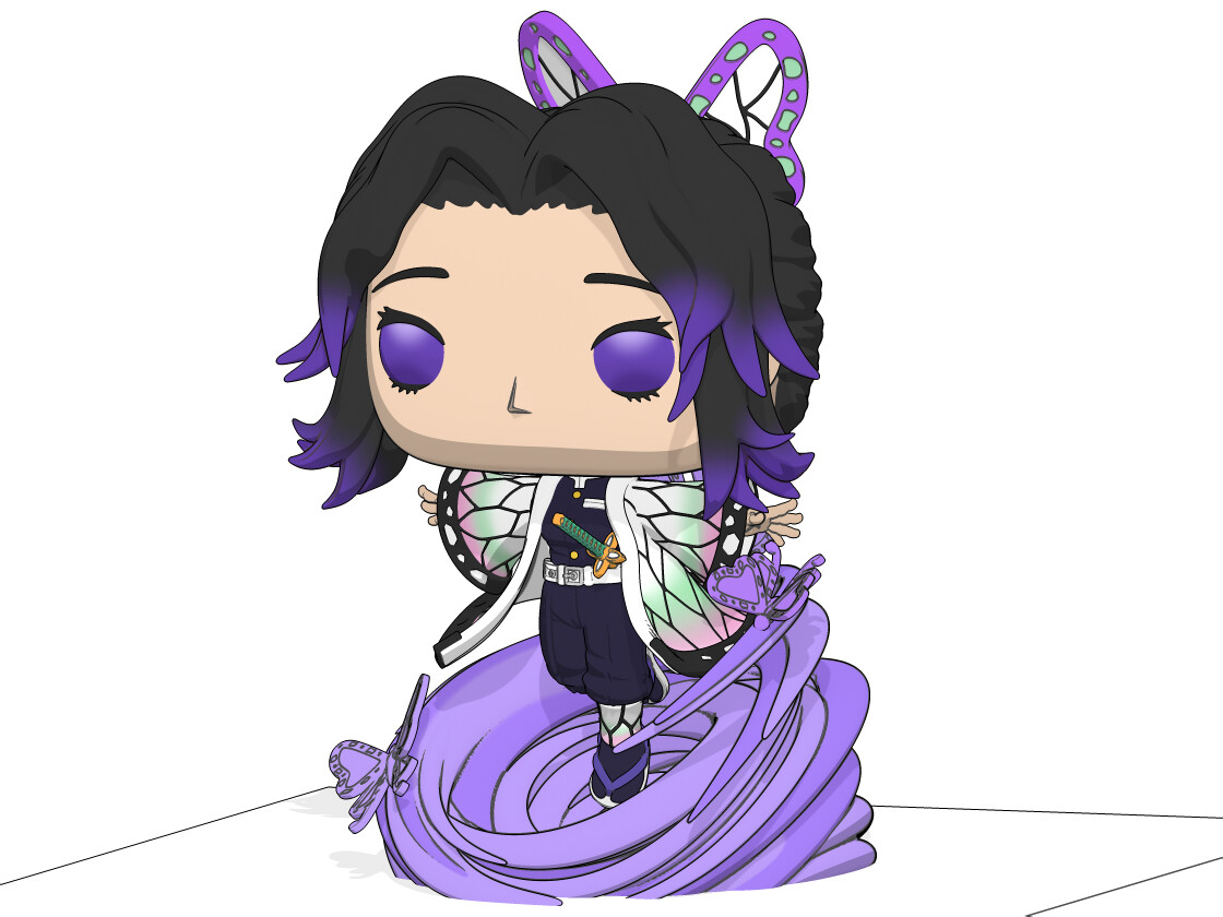 Lucian Bogdan - Shinobu Kochou Insect Hashira Demon Slayer Funko POP fanart