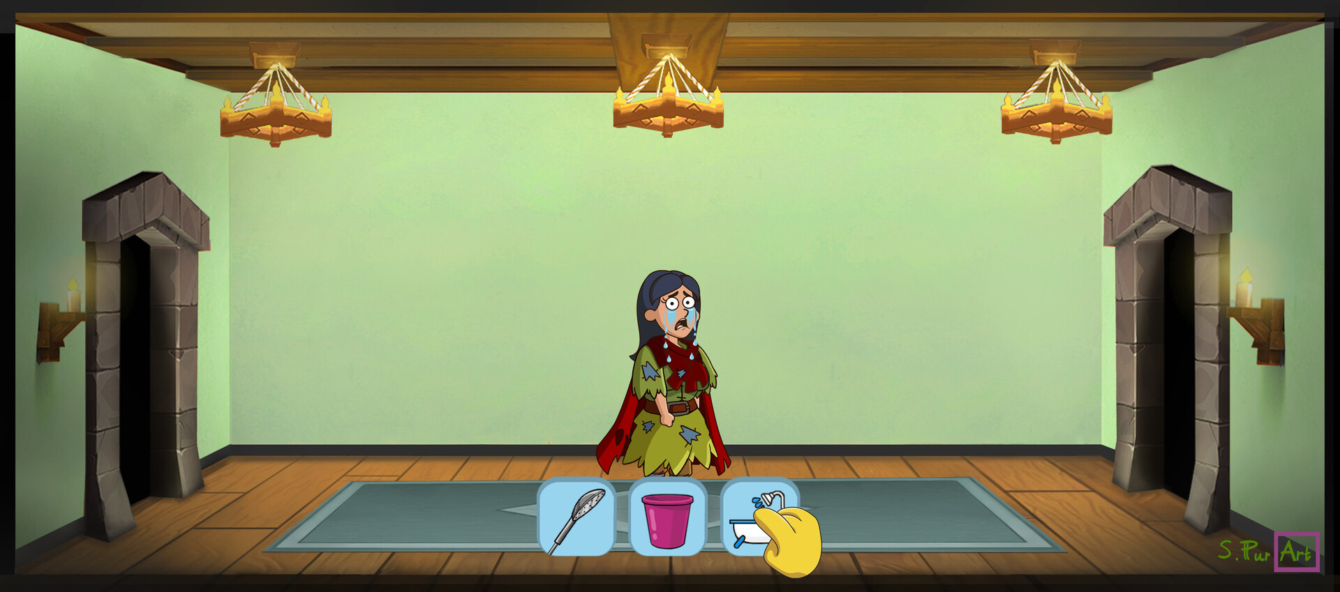 ArtStation - Character for the game "Hustle Castle" for MY.GAMES