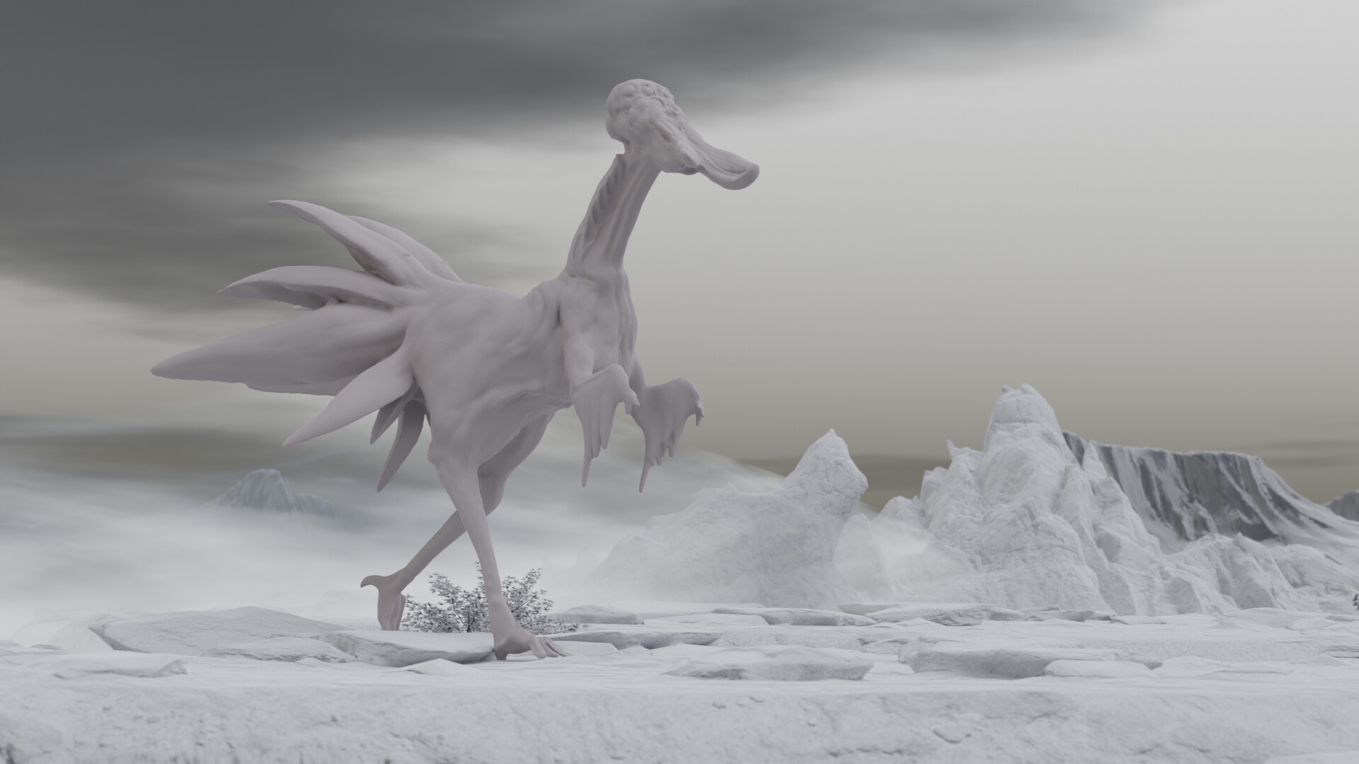 ARI STARKH - Organic Creature Sculpture, Alien Worlds