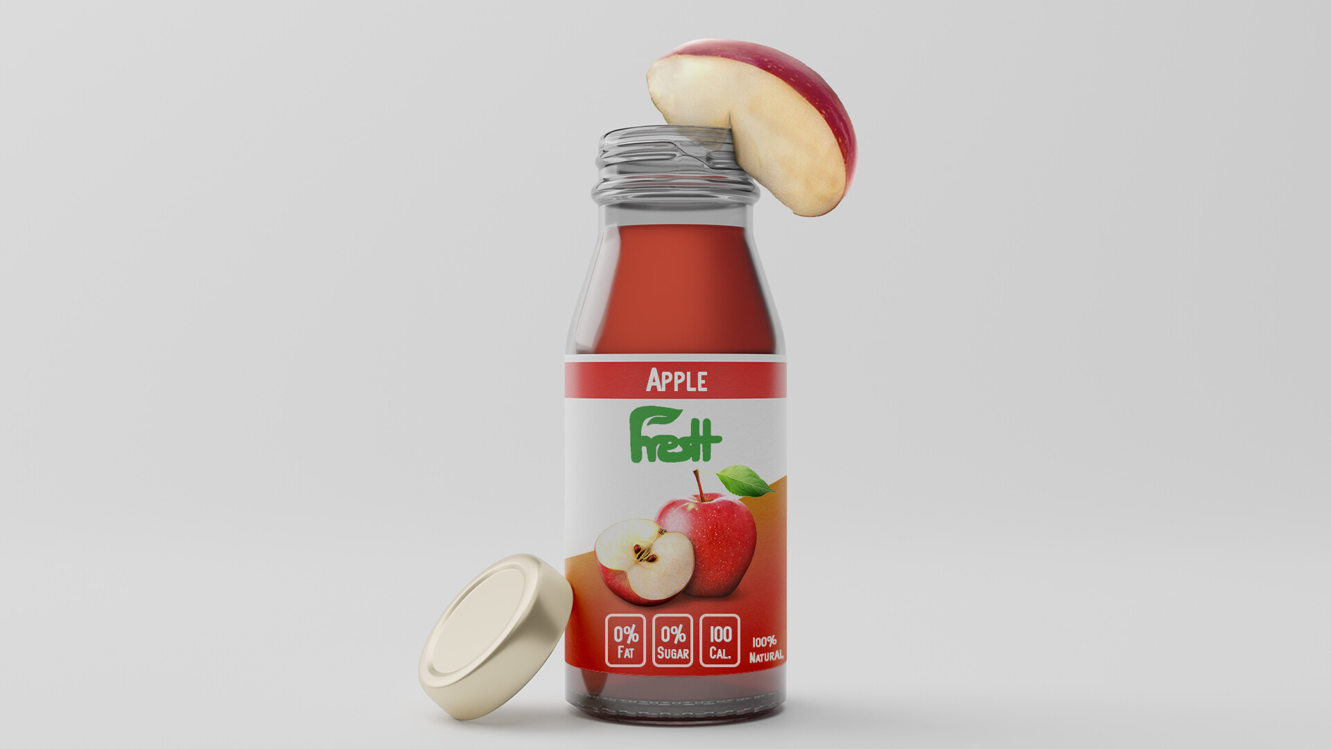 ArtStation - Fake Juice Brand 3D Art
