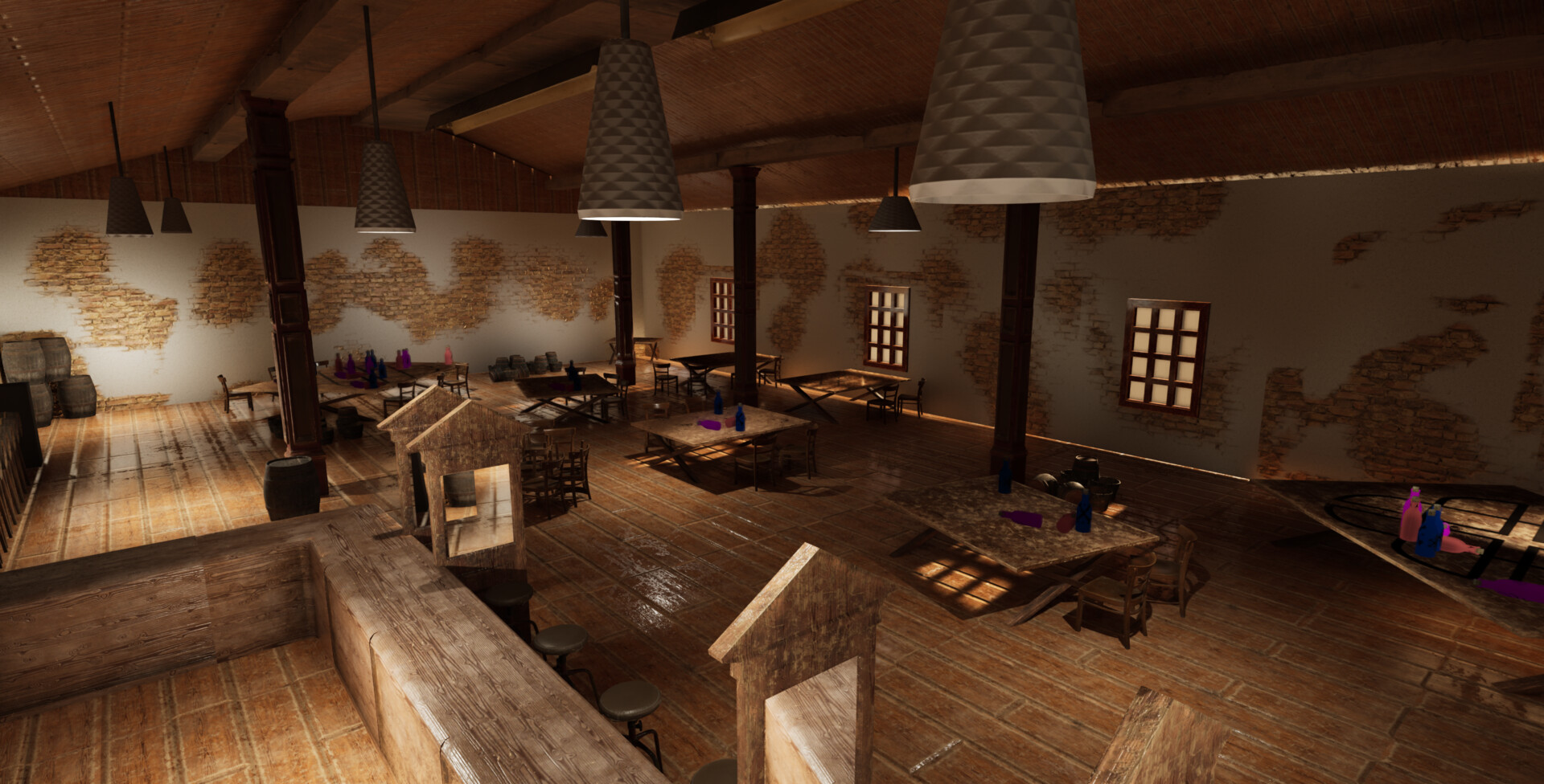 ArtStation - The Drunken Pub