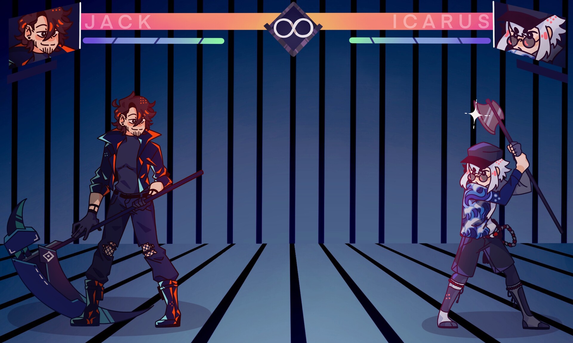 ArtStation - Fighting game illustration