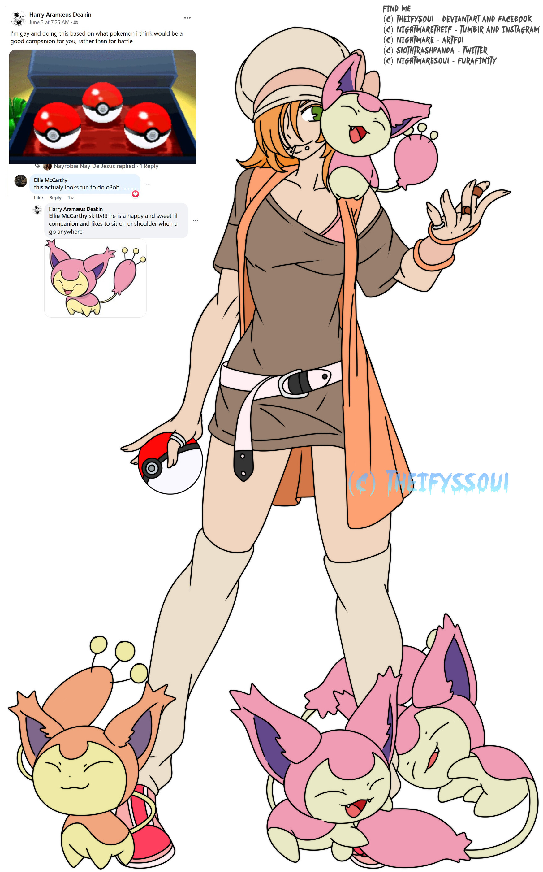 ArtStation - POKEMON - Skitty Trainer