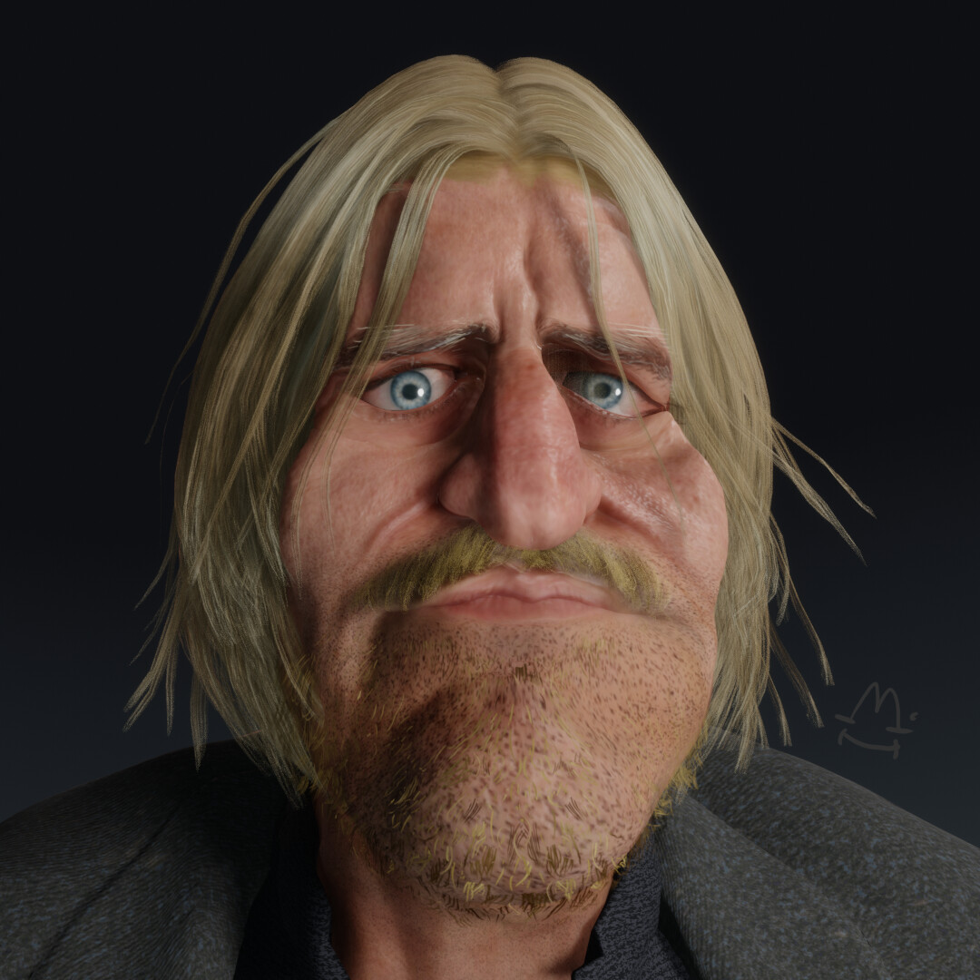 ArtStation - Haymitch Abernathy caricature