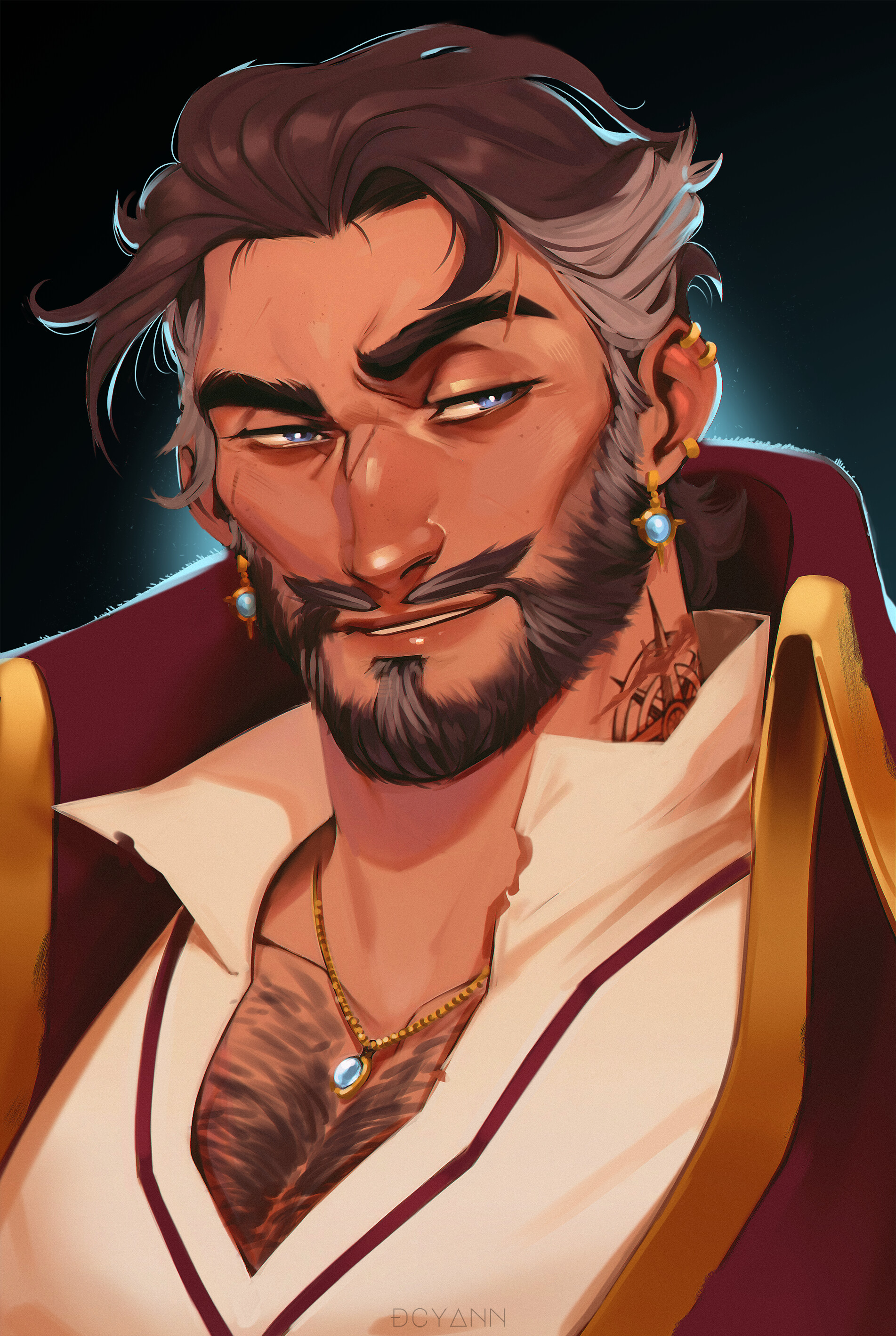 ArtStation - Character Portrait - Pirate Captain