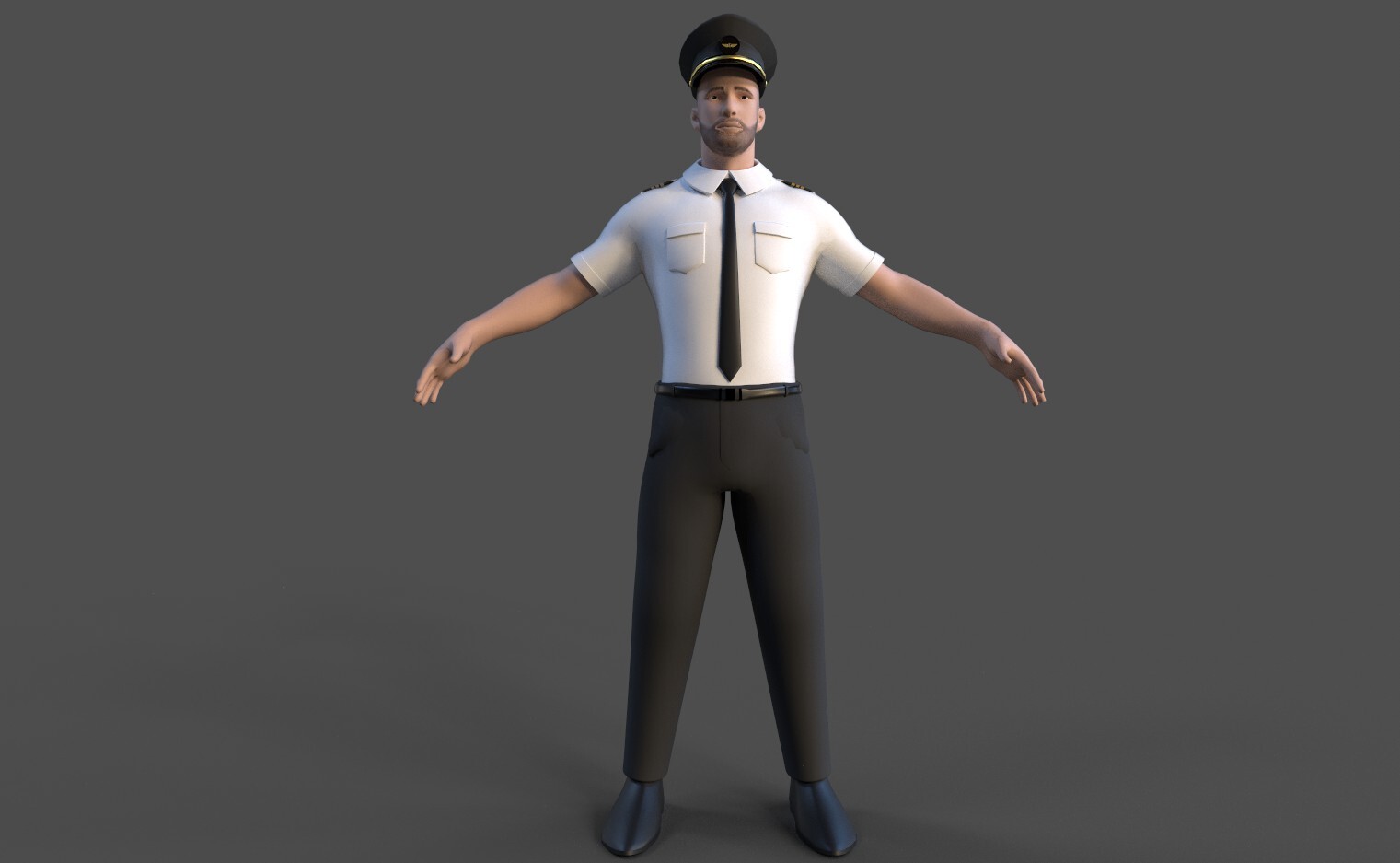 ArtStation - Pilot Character Modeling